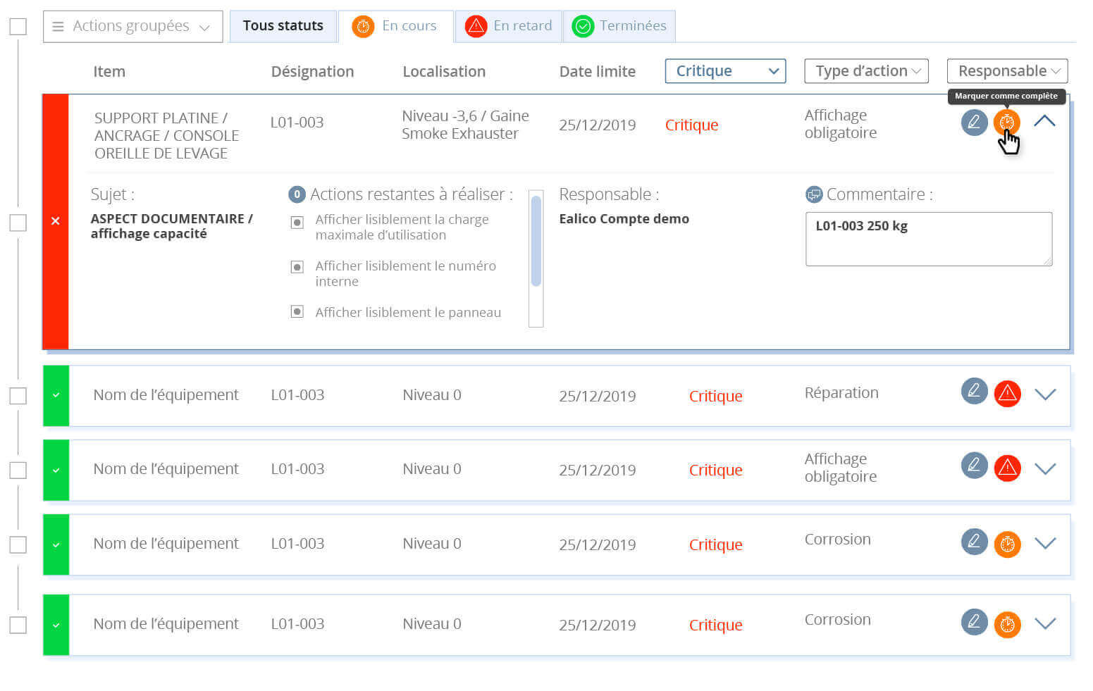 Levez vos observations de contrôles simplement | Ealico